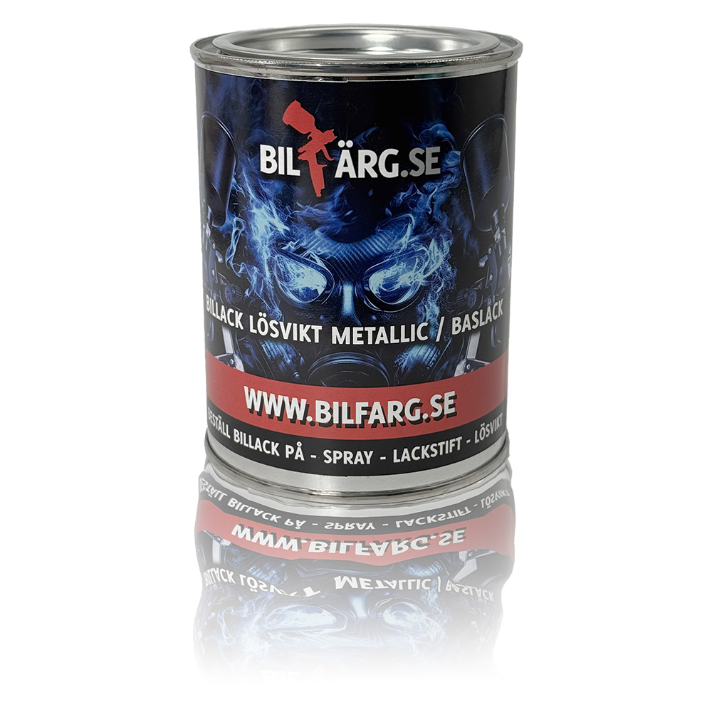 Enbart billack metallic lösvikt | Bilfärg.se