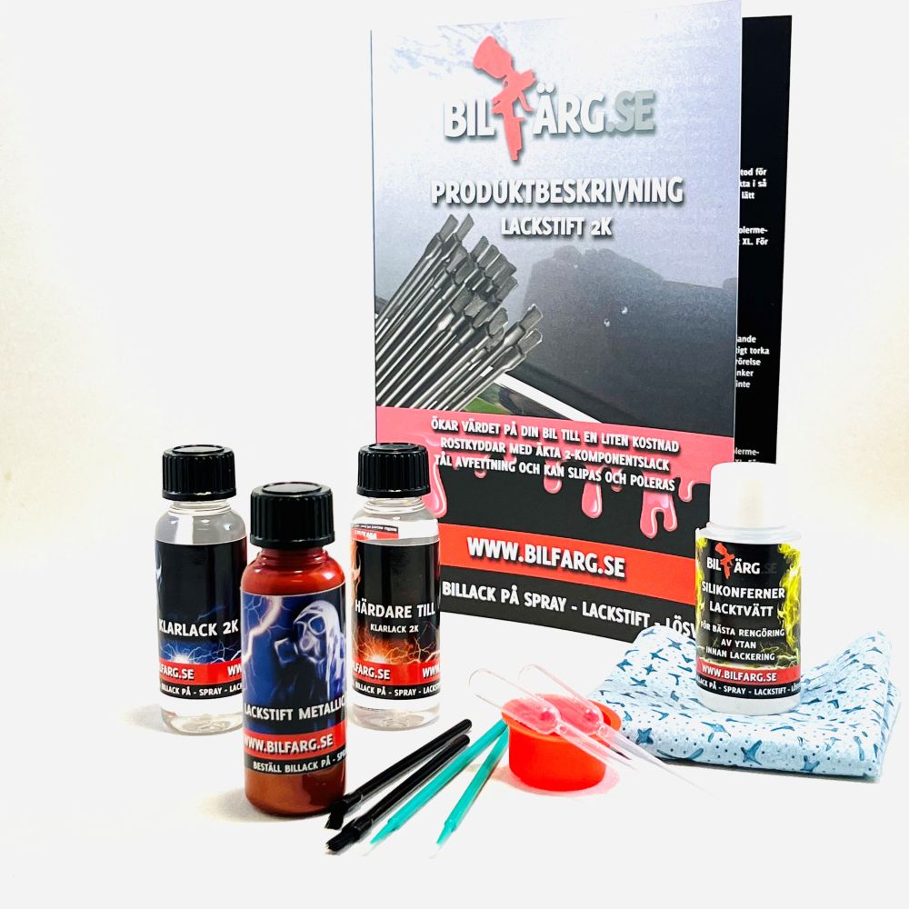 Lackstift kit 2-komponent | Bilfärg.se