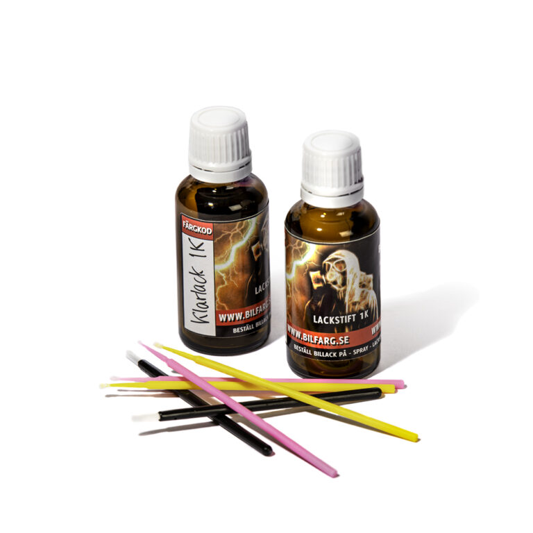 Lackstift för att laga stenskott i lacken | Bilfärg.se