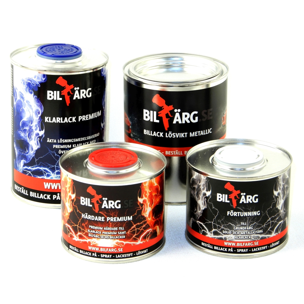 Billack metallic lackpaket | Bilfärg.se