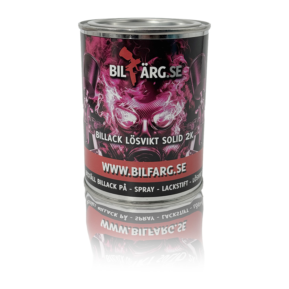 Enbart billack solid lösvikt LB9A Candy White 1L | Bilfärg.se