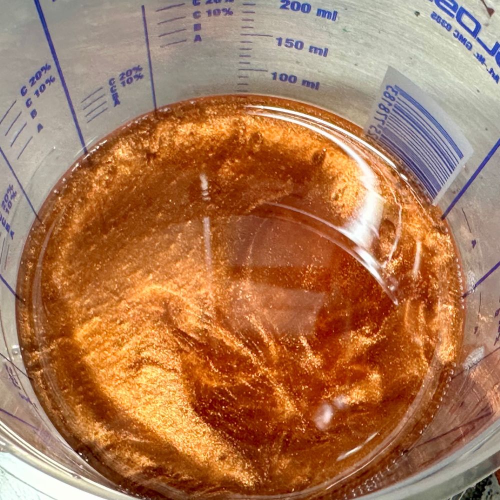 Klarlack med Xirallic Koppar effekt 0,75L | Bilfärg.se