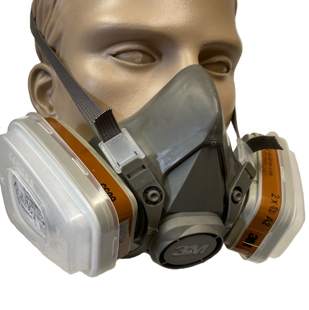 Korttidsmask 3M 6000 SERIE INKL 2ST FILTER | Bilfärg.se